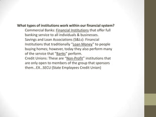 Personal finances and economics | PPTX