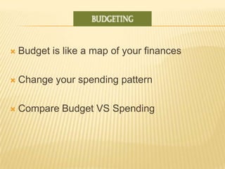 Personal finance tips | PPTX