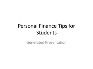 Personal Finance Tips Students pres.pptx
