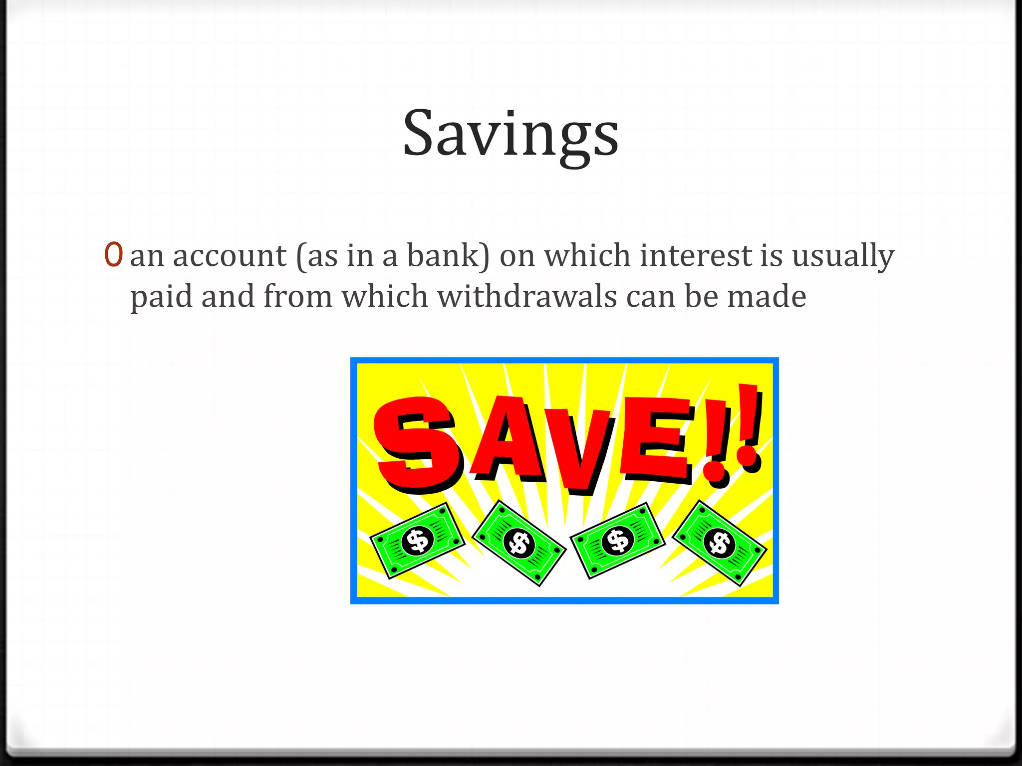 Personal finance vocabulary | PPT