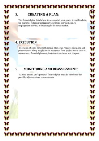 Personal finance and wealth management project report | PDF