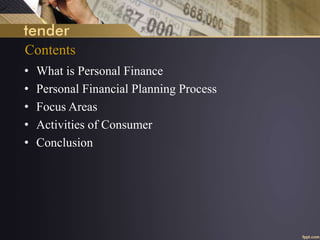 Personal financial management | PPTX