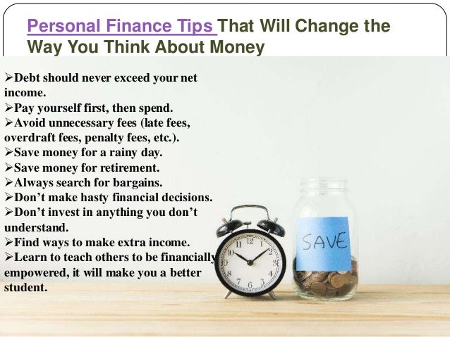 Personal Financial Management Tips Personal Financial Management Tips