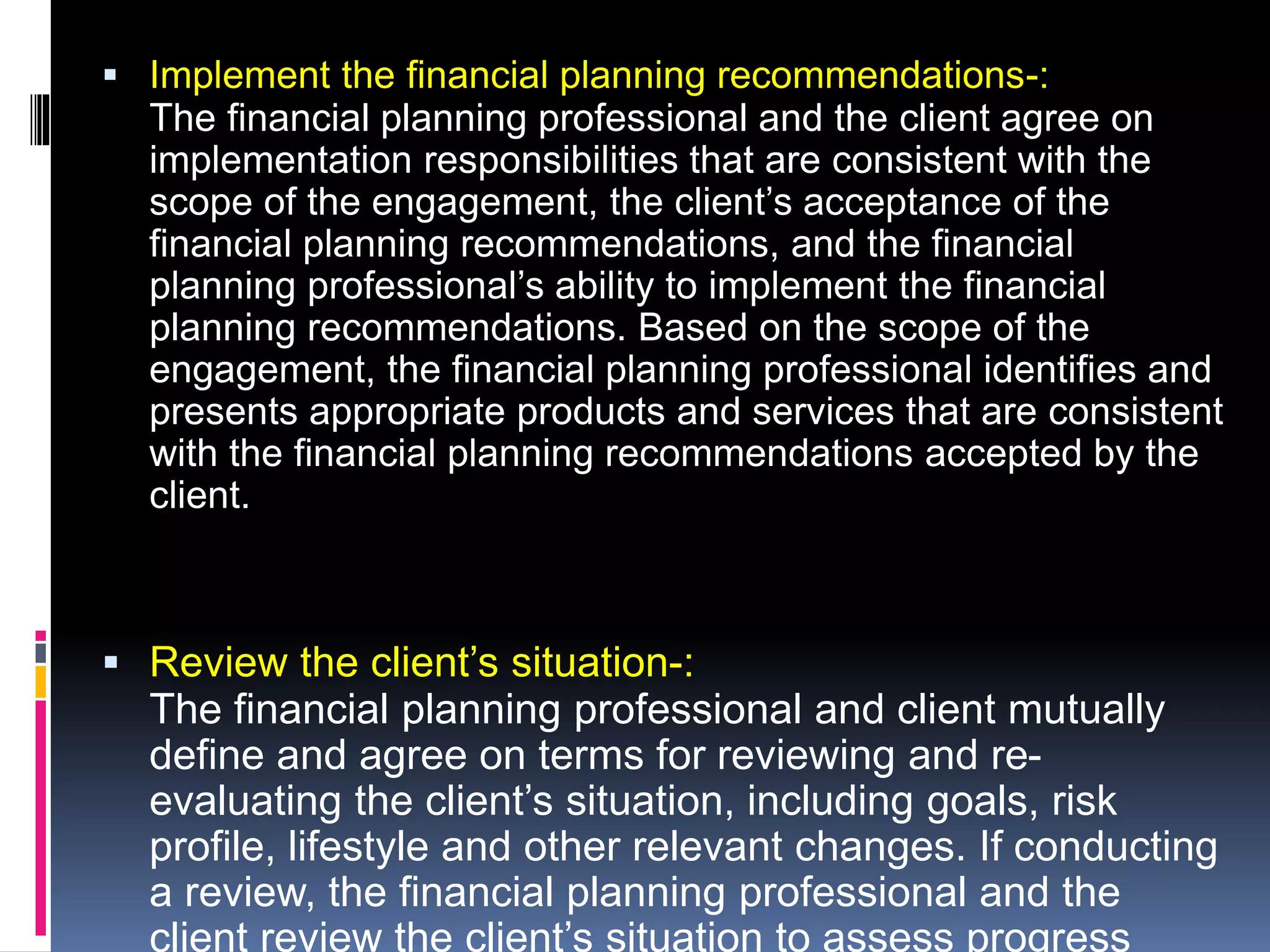 Personal financial planning | PPTX
