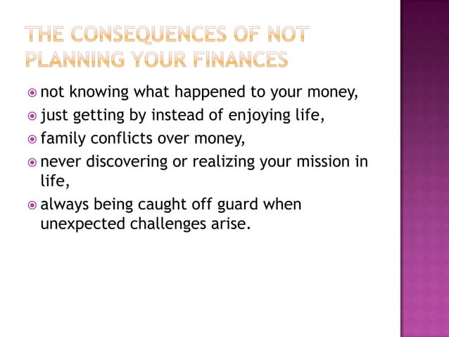 Personal financial planning | PPTX