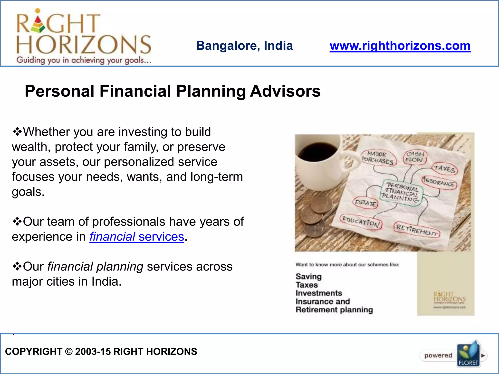 Personal Financial Planning Advisors | PPT