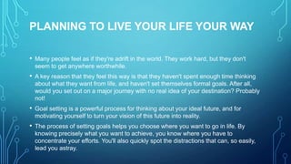 Personal goal setting | PPTX
