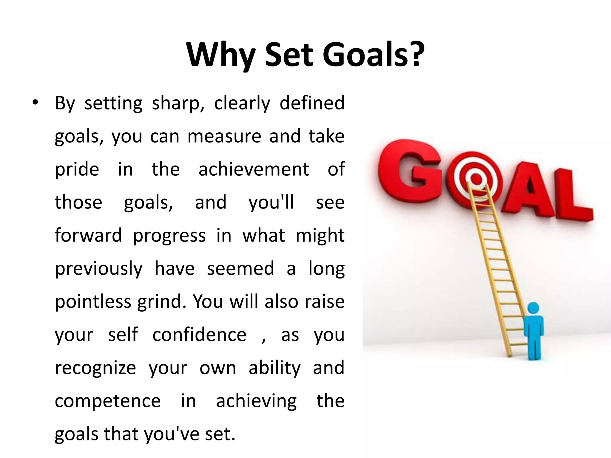 Personal goal setting - Manu Melwin Joy | PPTX
