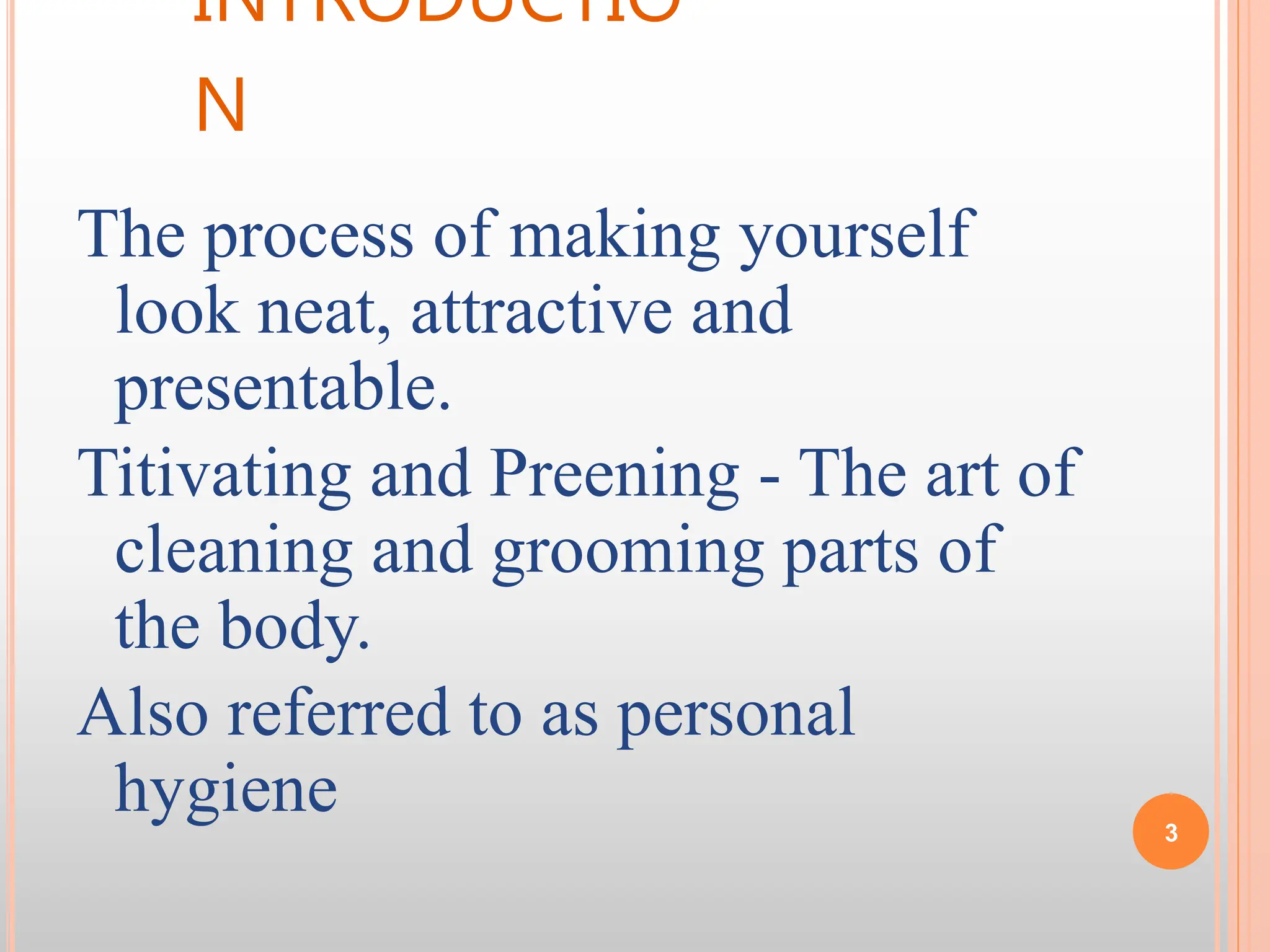 Personal Grooming Training for an Aesthetic Clinic | PPTX
