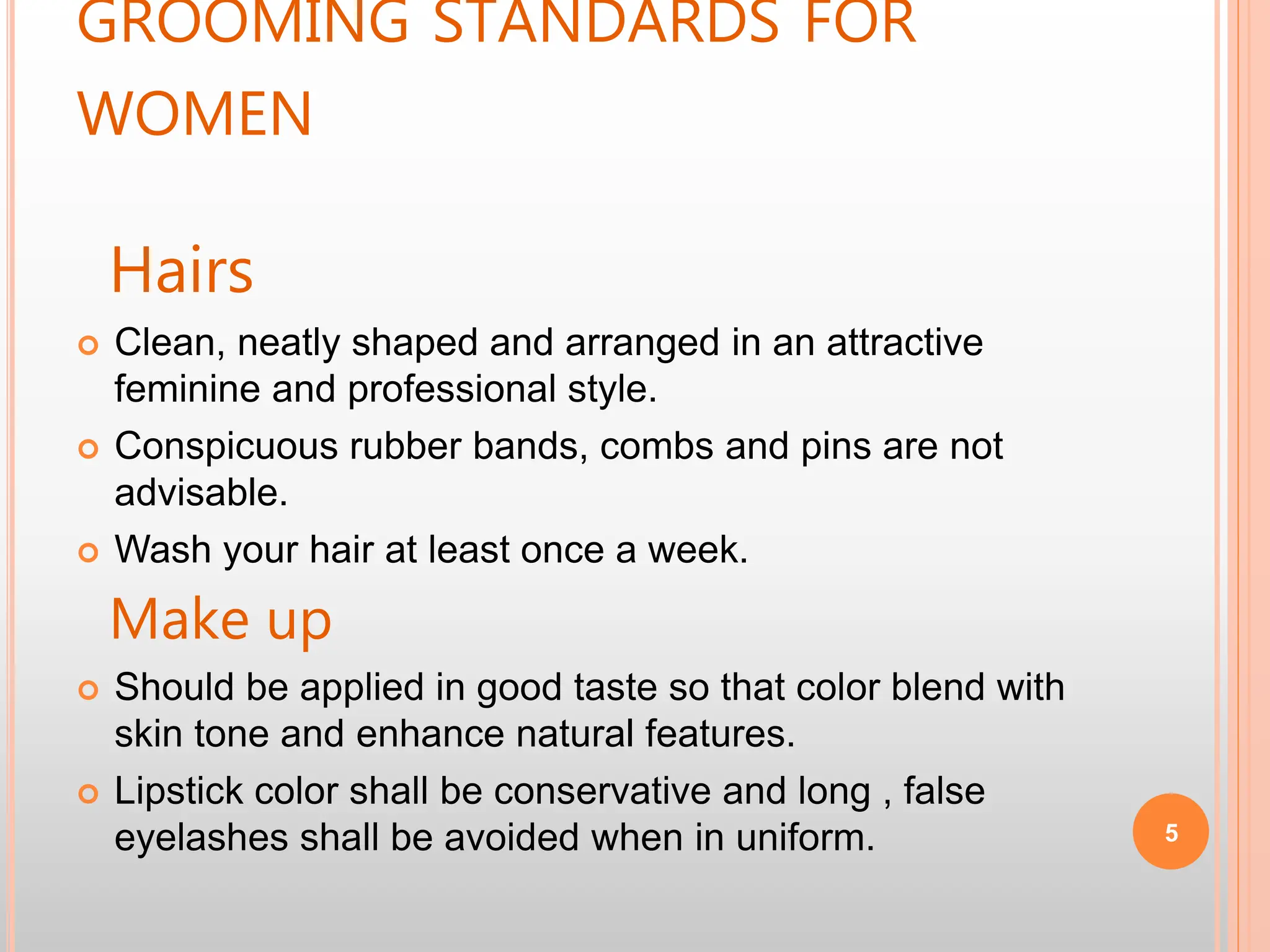 Personal Grooming Training for an Aesthetic Clinic | PPTX