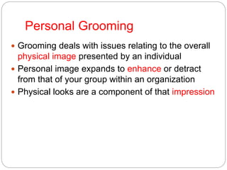 Personal grooming | PPTX