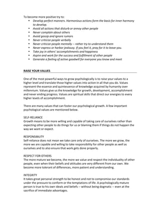 Personal Growth Strategy | PDF