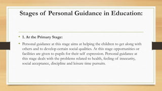 Personal guidance | PPTX