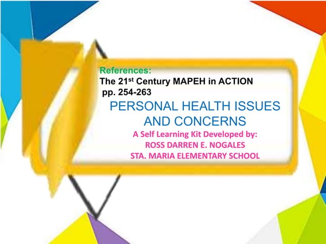 Personal health issues and concerns health6 | PPTX | Dental Health | Diseases and Conditions