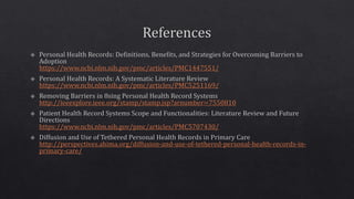 Personal health record (phr) | PPTX