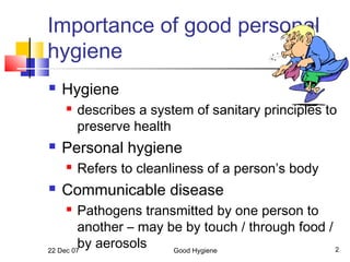 Personal higiene | PPT