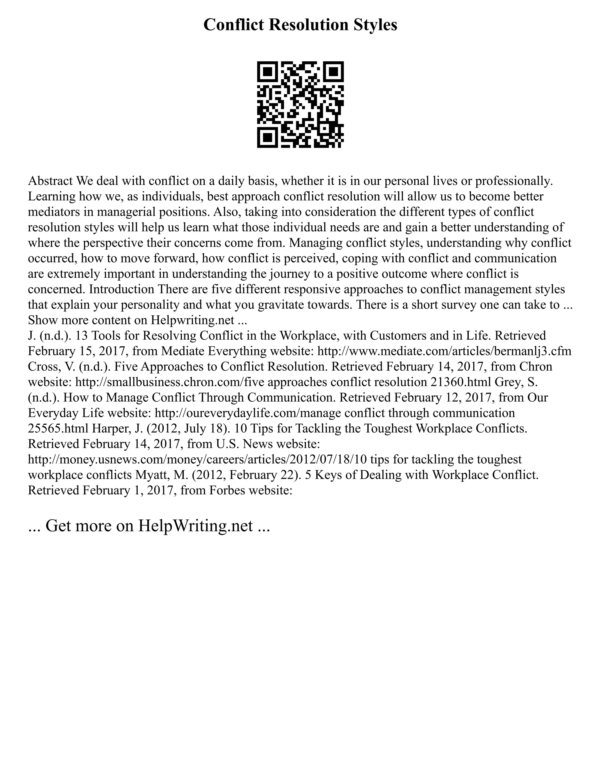 Personal History Statement Sample Essay - Sanox | PDF