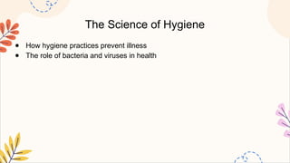 Personal Hygeine Practices and Public Health | PPT