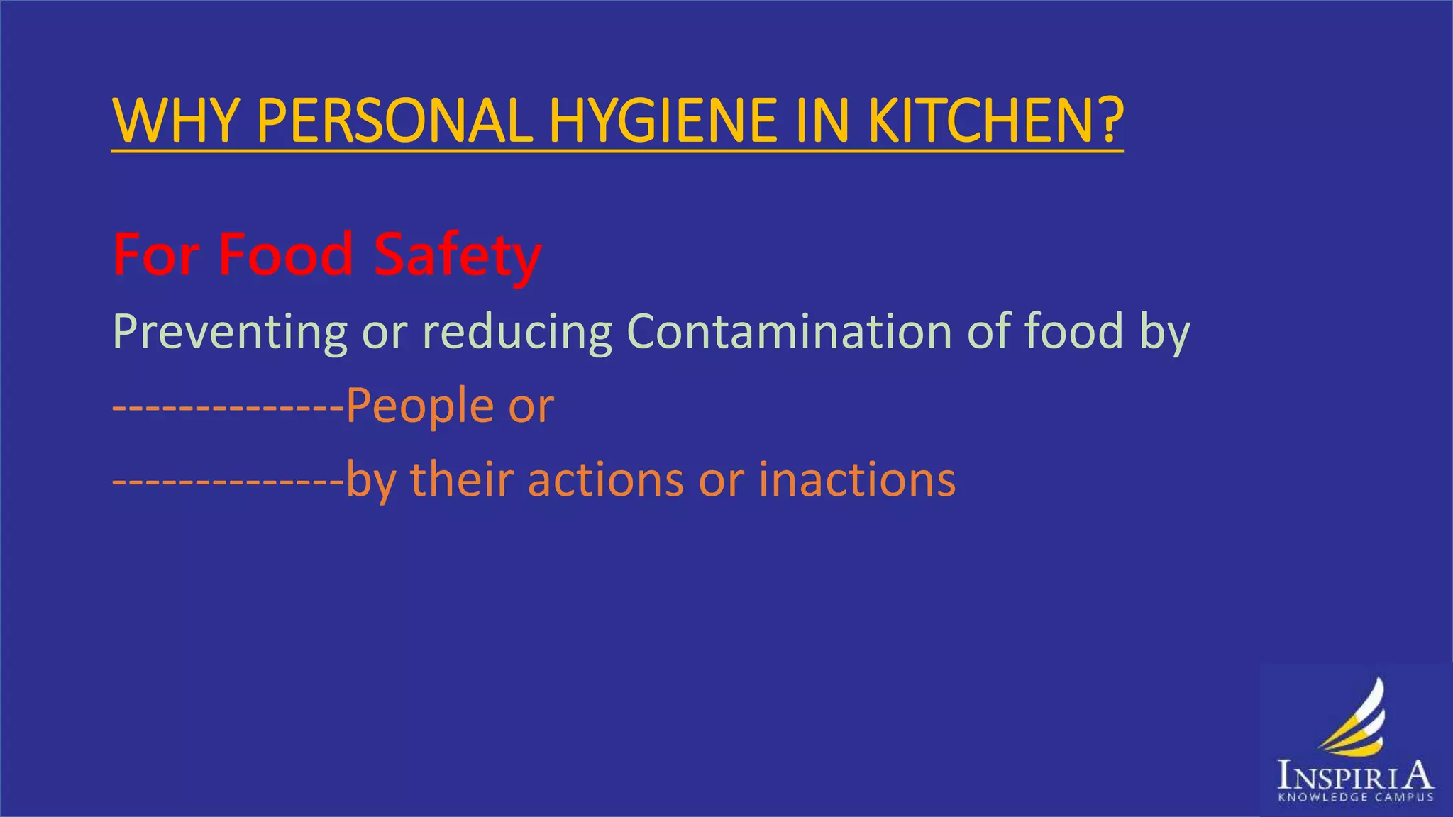 Personal Hygiene, Hospitality Management | PPTX