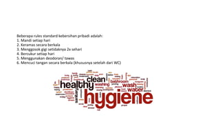 Personal hygiene | PPTX