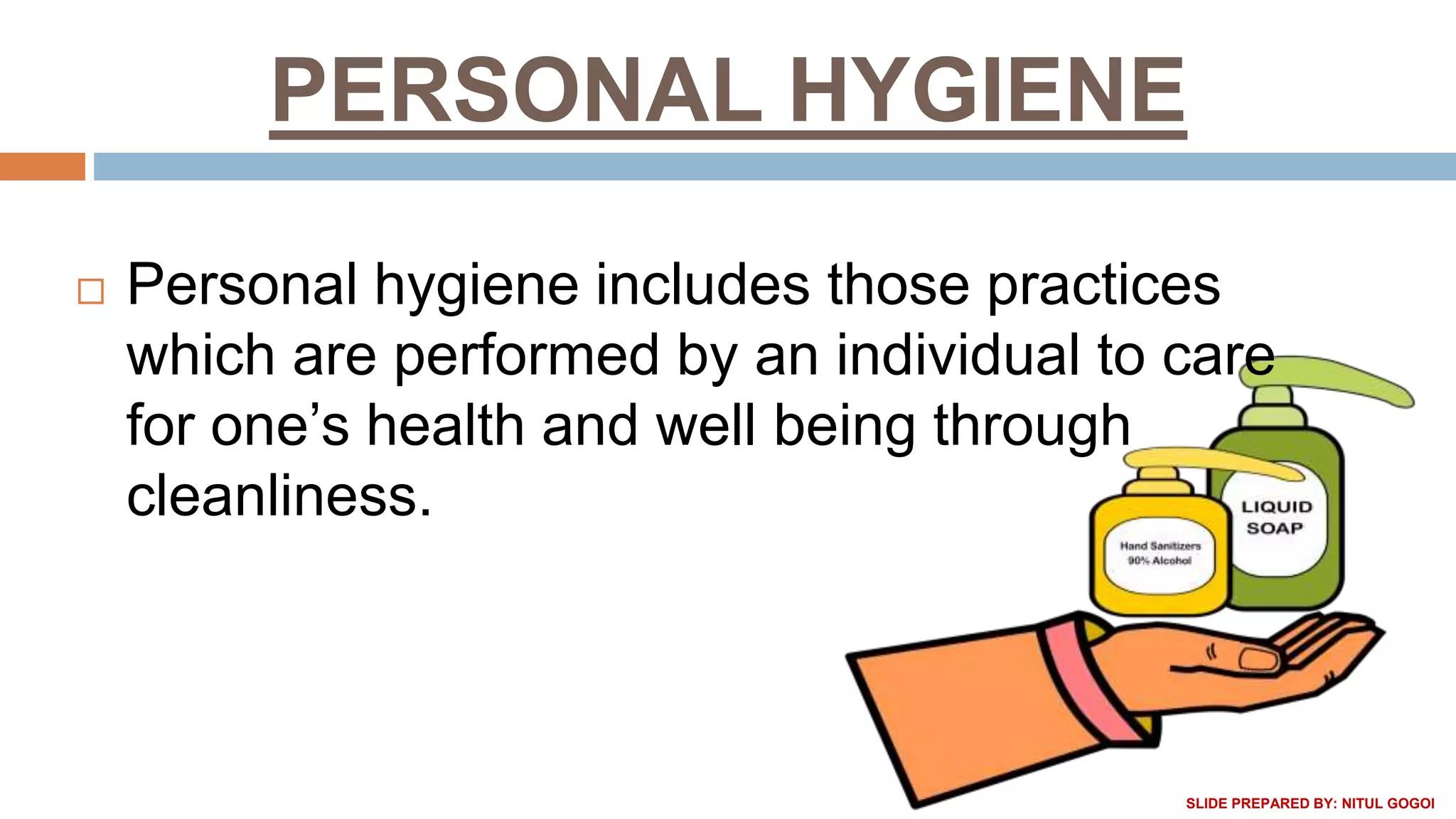 Personal hygiene in workplace | PPTX