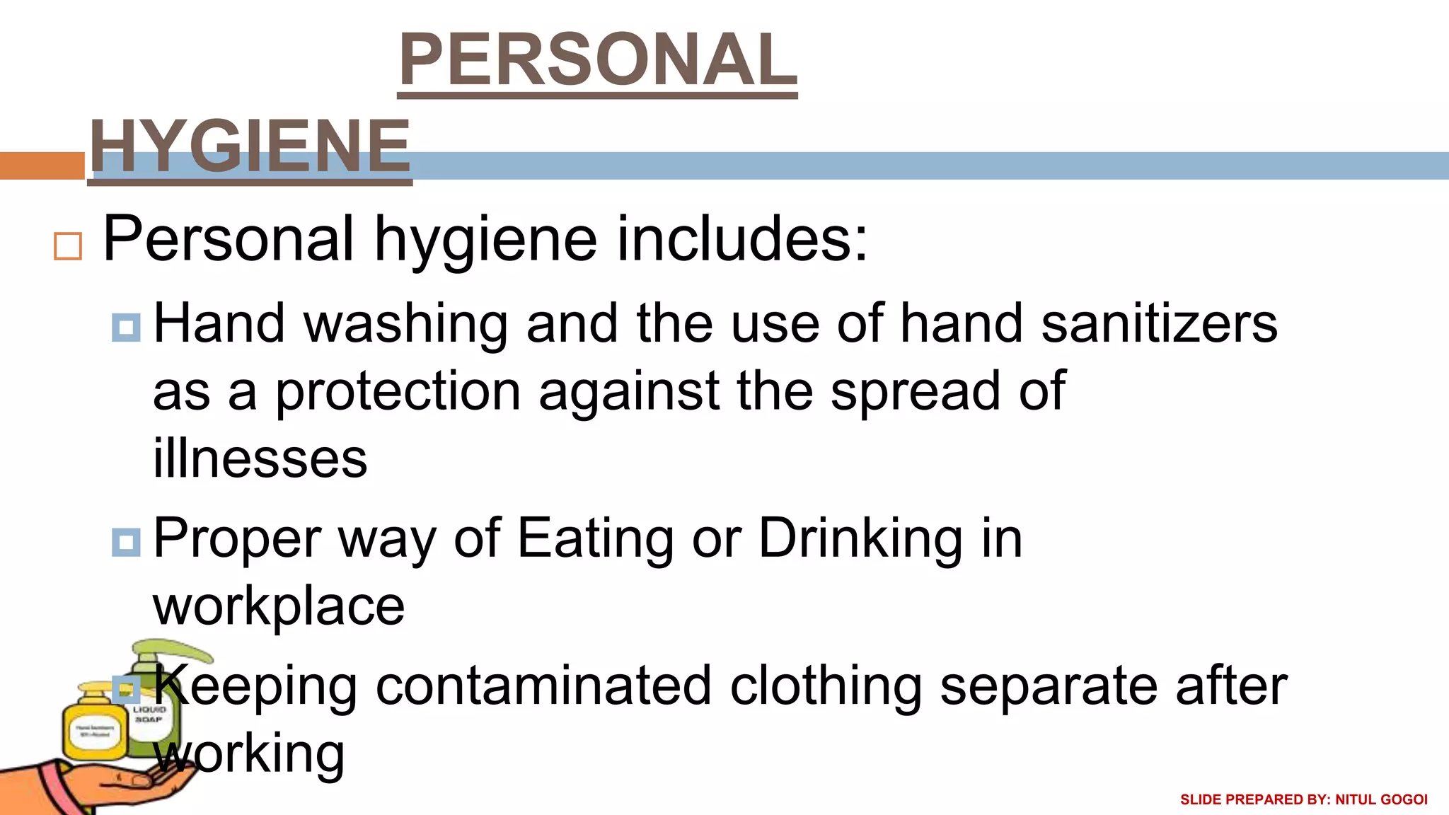 Personal hygiene in workplace | PPTX