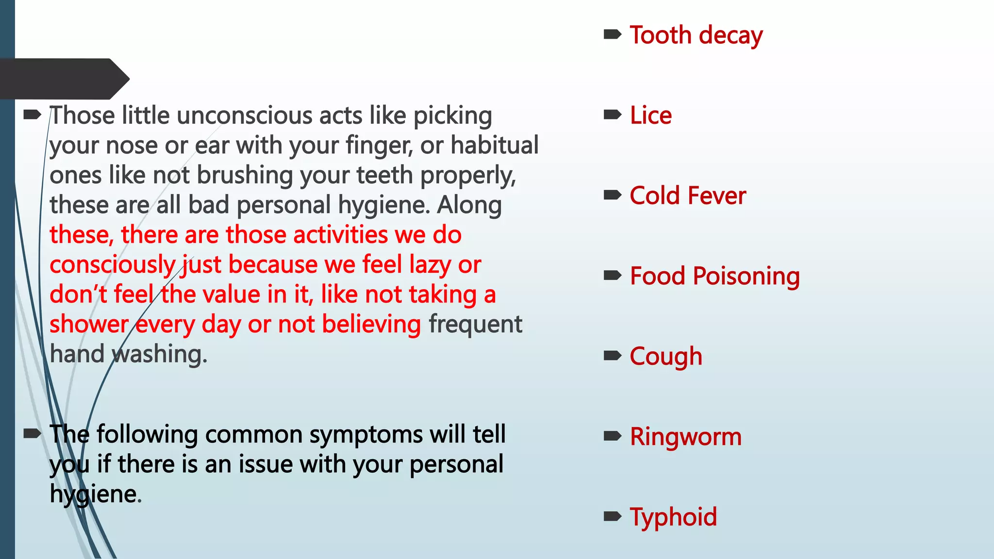 PERSONAL HYGIENE | PPTX