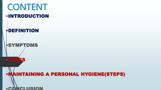 PERSONAL HYGIENE | PPTX