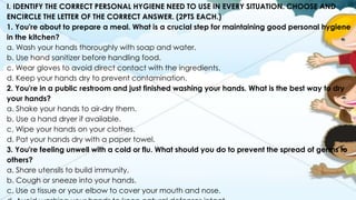 personal hygiene Powerpoint Presentation | PPTX
