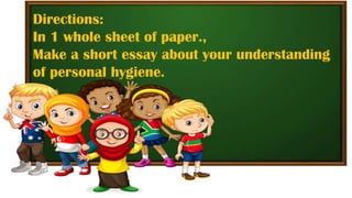 personal hygiene Powerpoint Presentation | PPTX