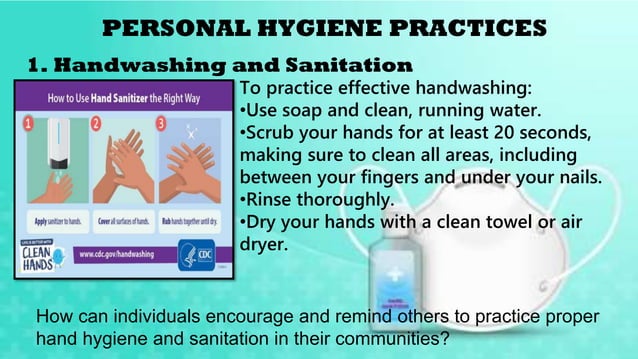 personal hygiene Powerpoint Presentation | PPTX | Cold and Flu ...