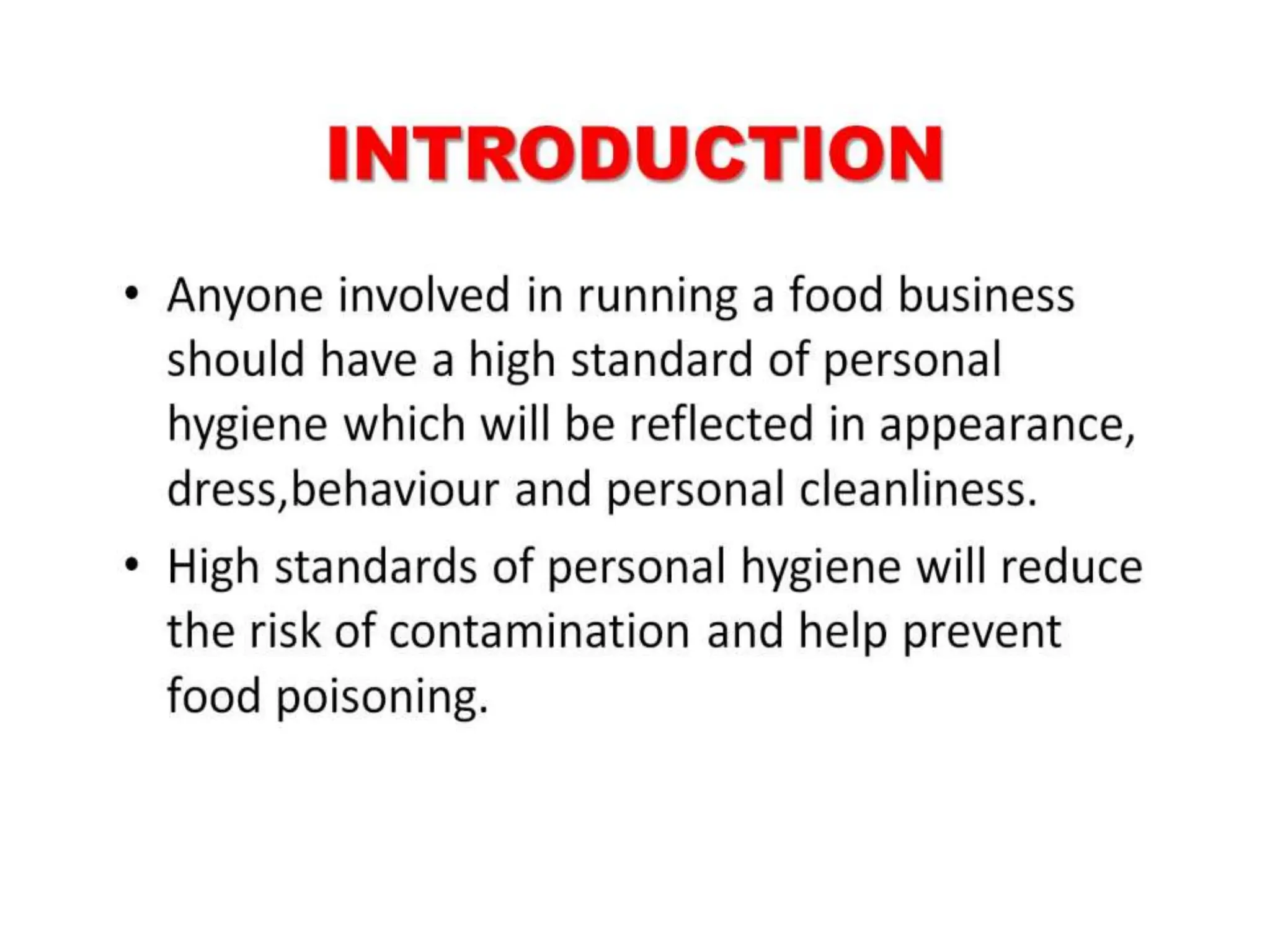 PERSONAL HYGIENE IN FOOD INDUSTRY .pptx