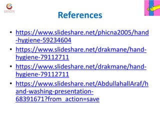 Personal hygiene and hand washing procedure | PDF