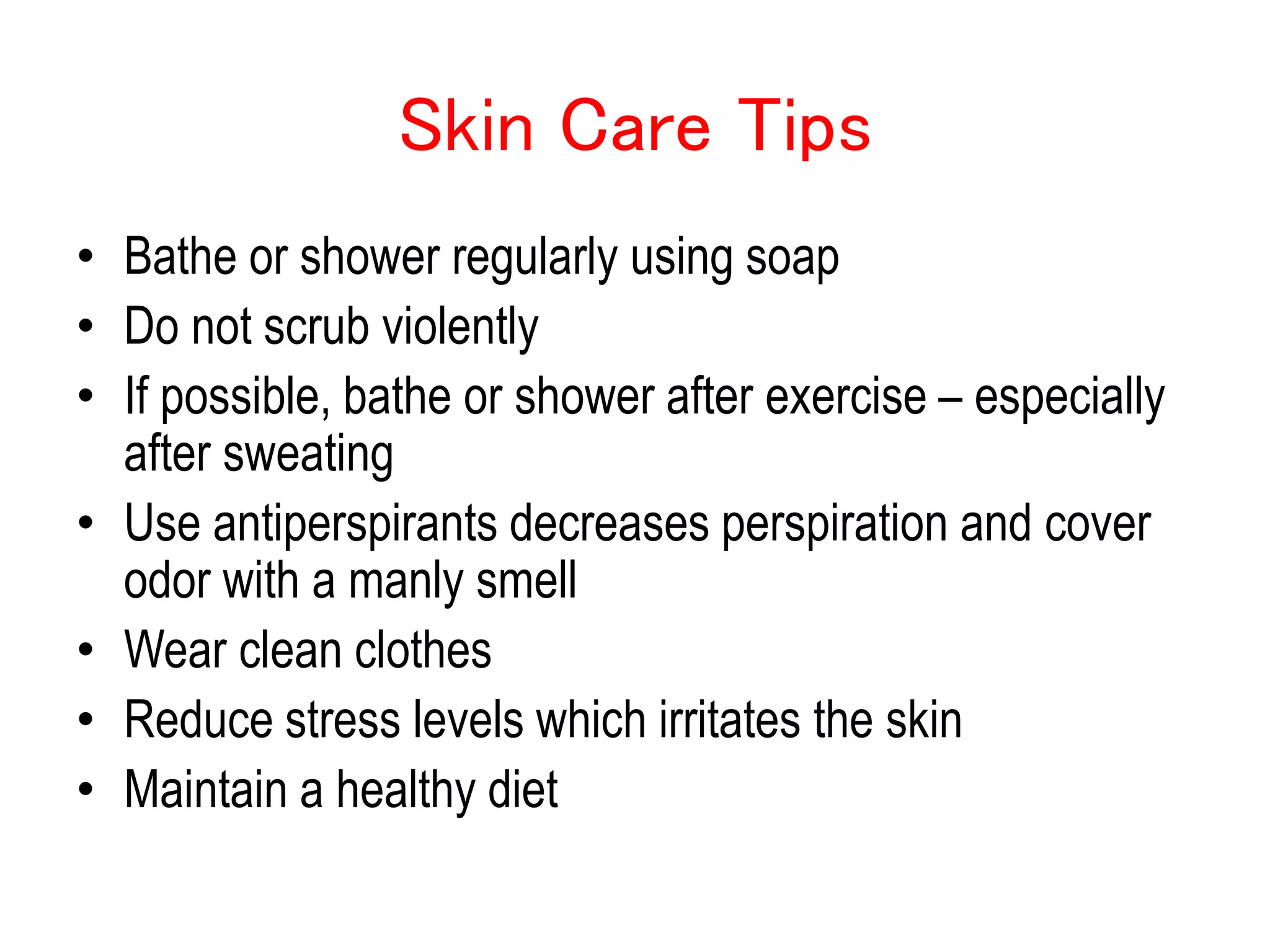 Personal hygiene and health | PPTX