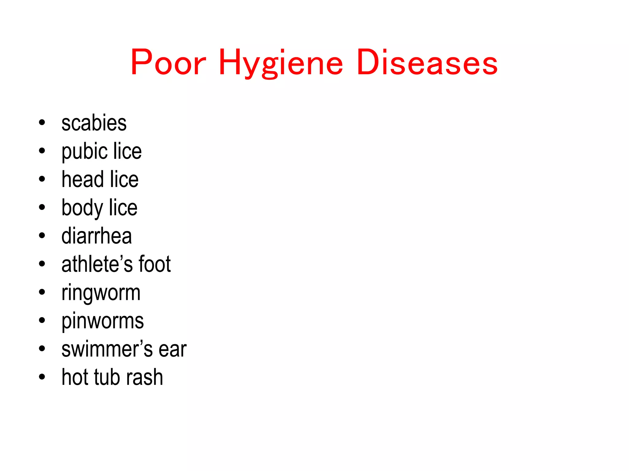 Personal hygiene and health | PPTX