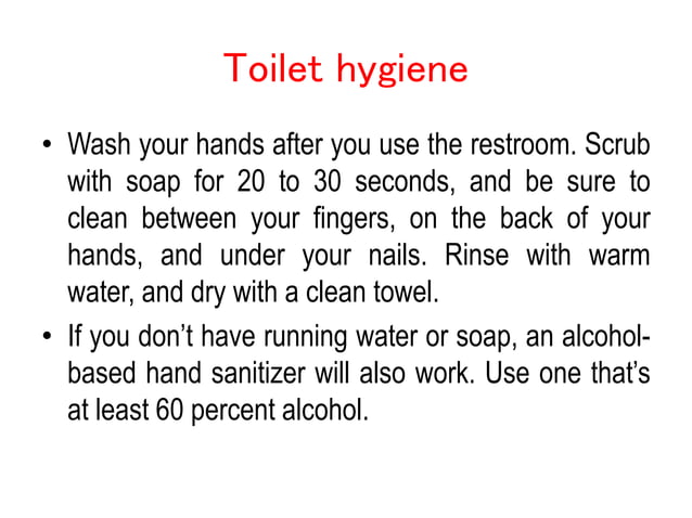 Personal hygiene and health | PPTX | Hair Care | Beauty