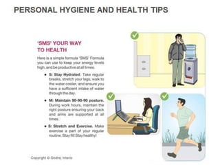 Personal Hygiene and Health Tips | PPTX