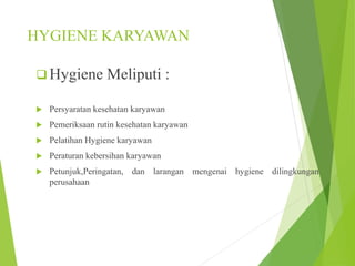 PERSONAL HYGIENE | PPTX