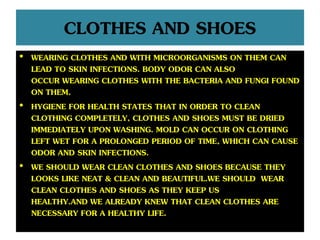 Personal hygiene for kids | PPTX