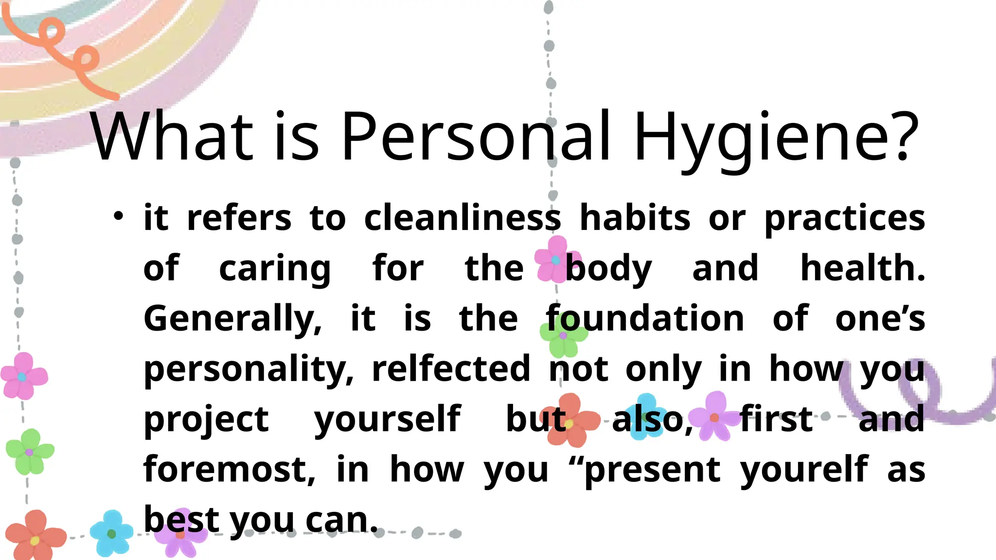 Personal Hygiene & Good Grooming.powerpoint | PPTX