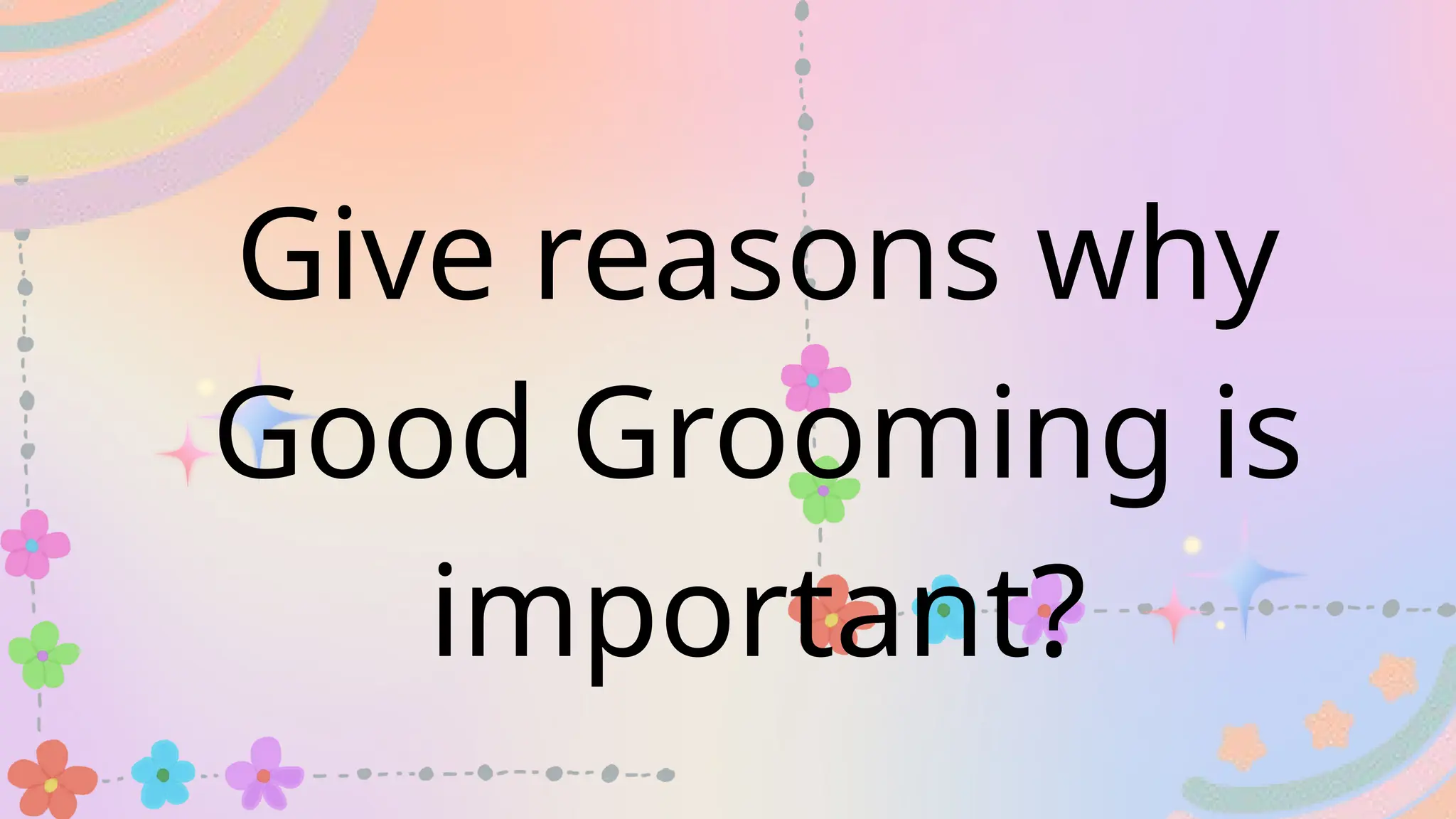 Personal Hygiene & Good Grooming.powerpoint | PPTX