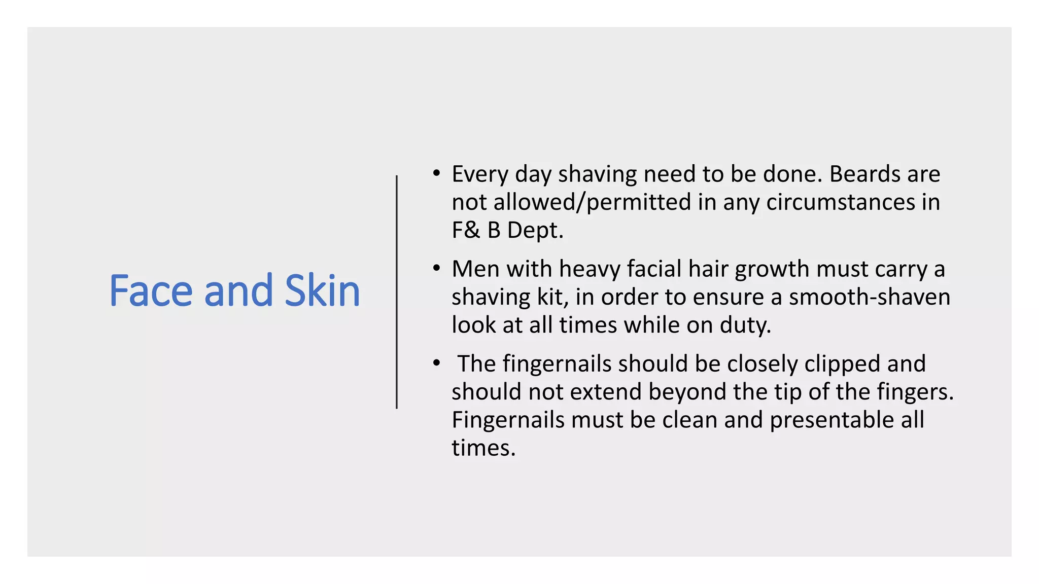 Personal hygiene & grooming | PPTX