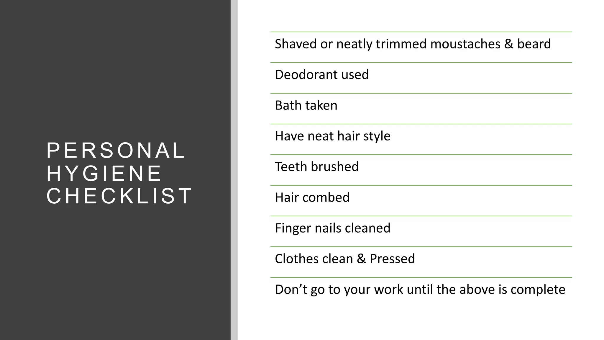 Personal hygiene & grooming | PPTX Personal hygiene & grooming | PPTX