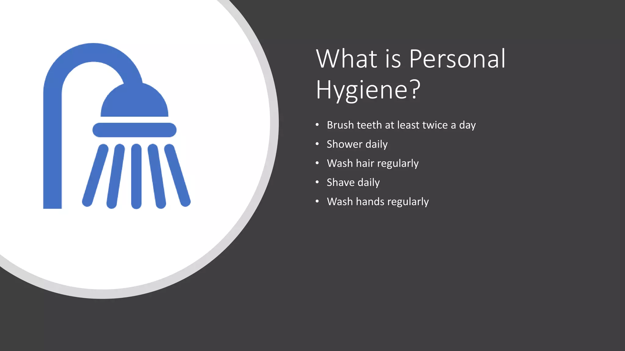 Personal hygiene & grooming | PPTX