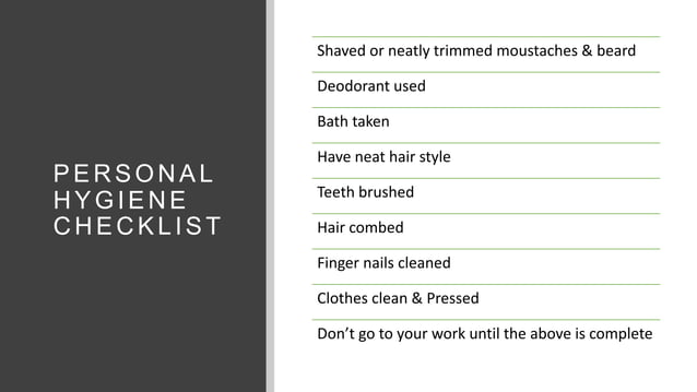 Personal hygiene & grooming | PPTX | Shaving | Personal Care
