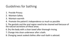 Personal hygiene,presn.pptx | Skin and Dermatology | Diseases and ...