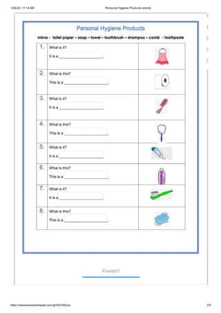 Personal Hygiene Products activity.pdf