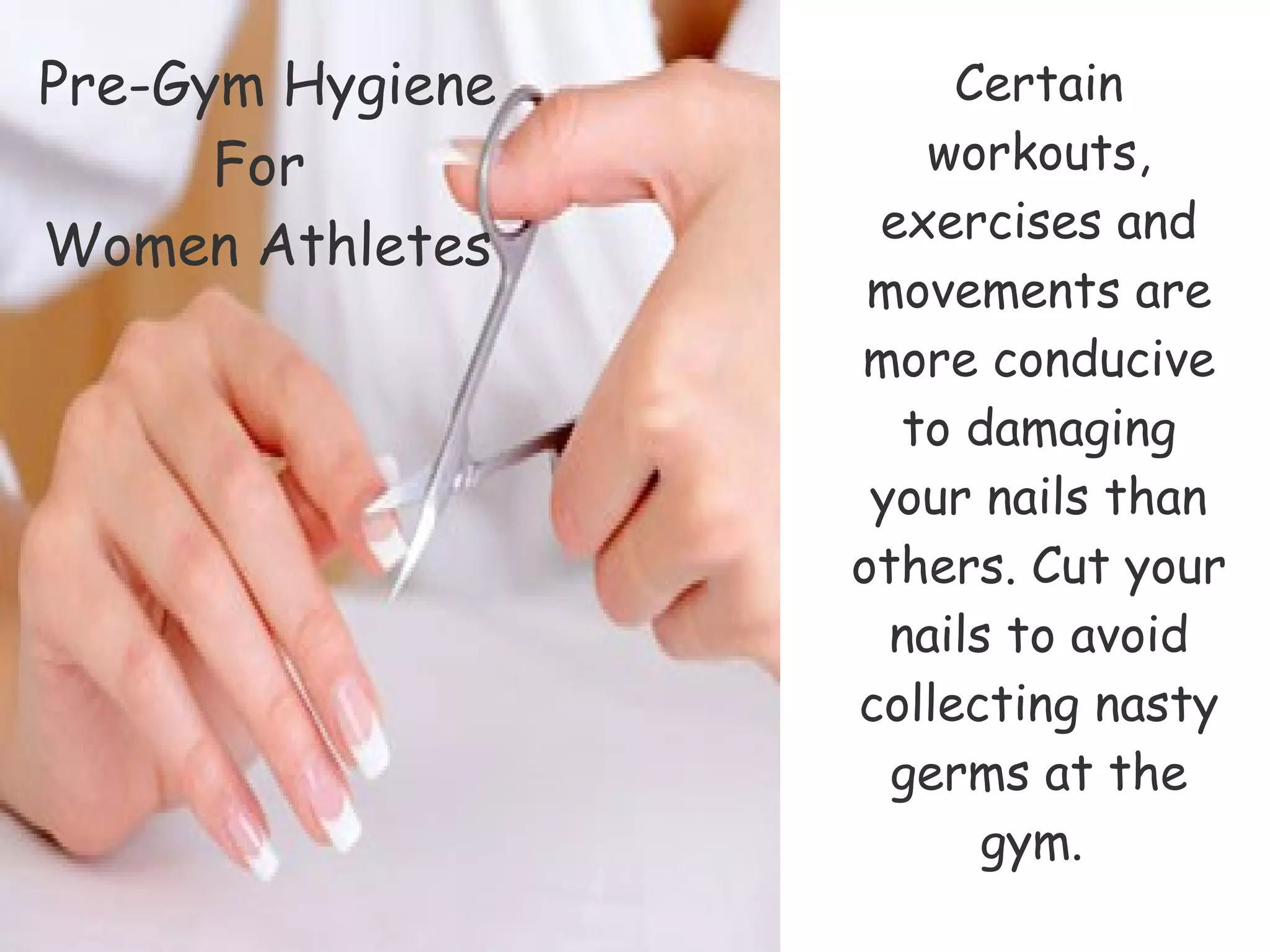 Personal hygiene tips for women athletes | PPT