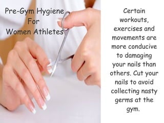 Personal hygiene tips for women athletes | ODP