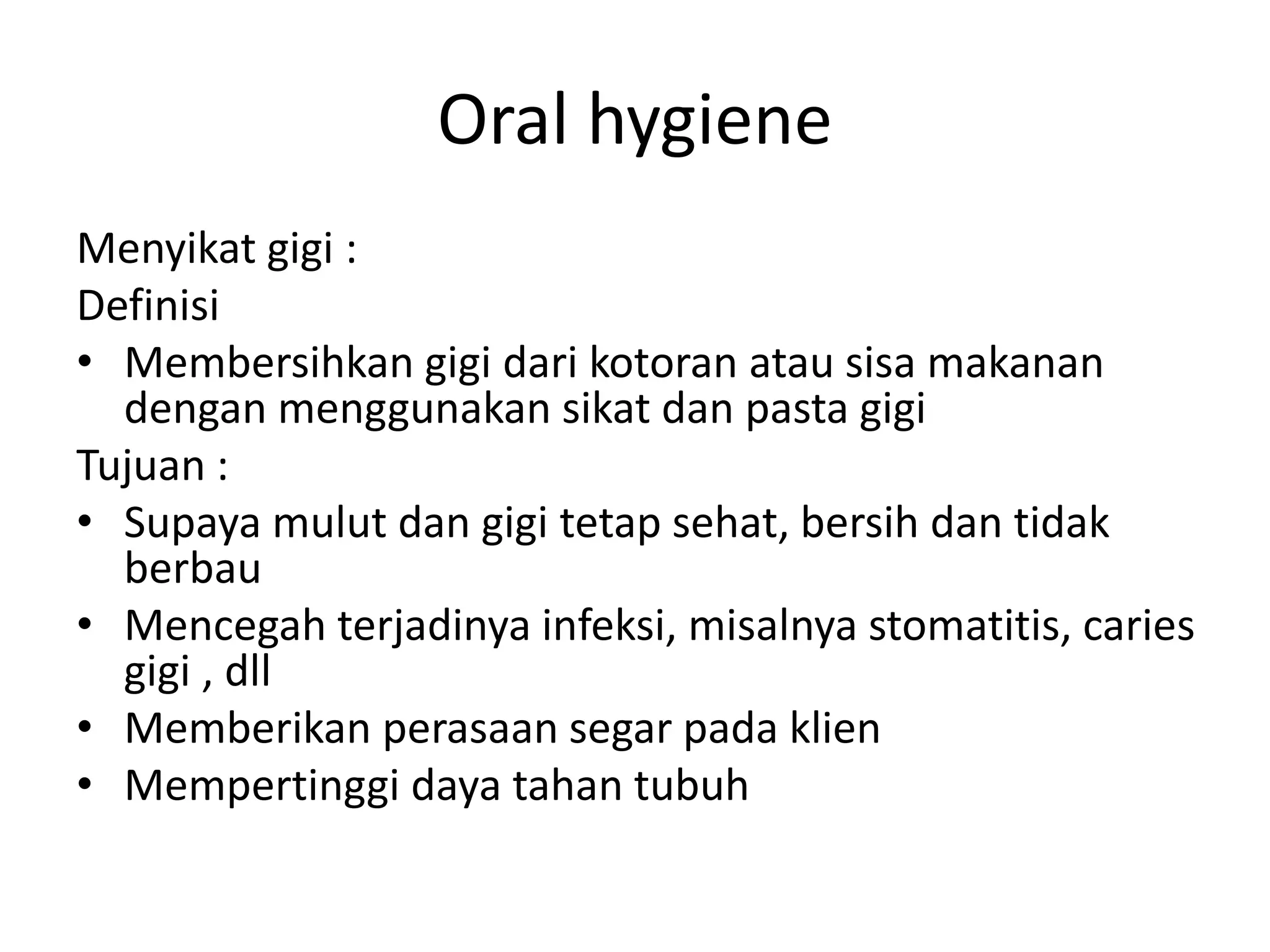 Personal hygine | PPTX